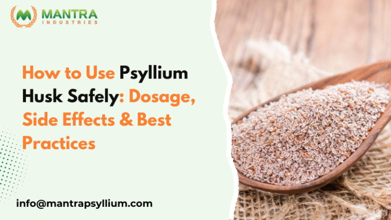How to Use Psyllium Husk Safely